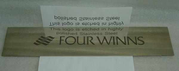 Stainless Steel and Acrylic Etchings